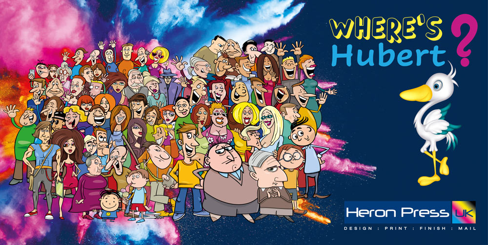 CAN YOU FIND HUBERT – HE’S LOST IN A CROWD - Heron Press